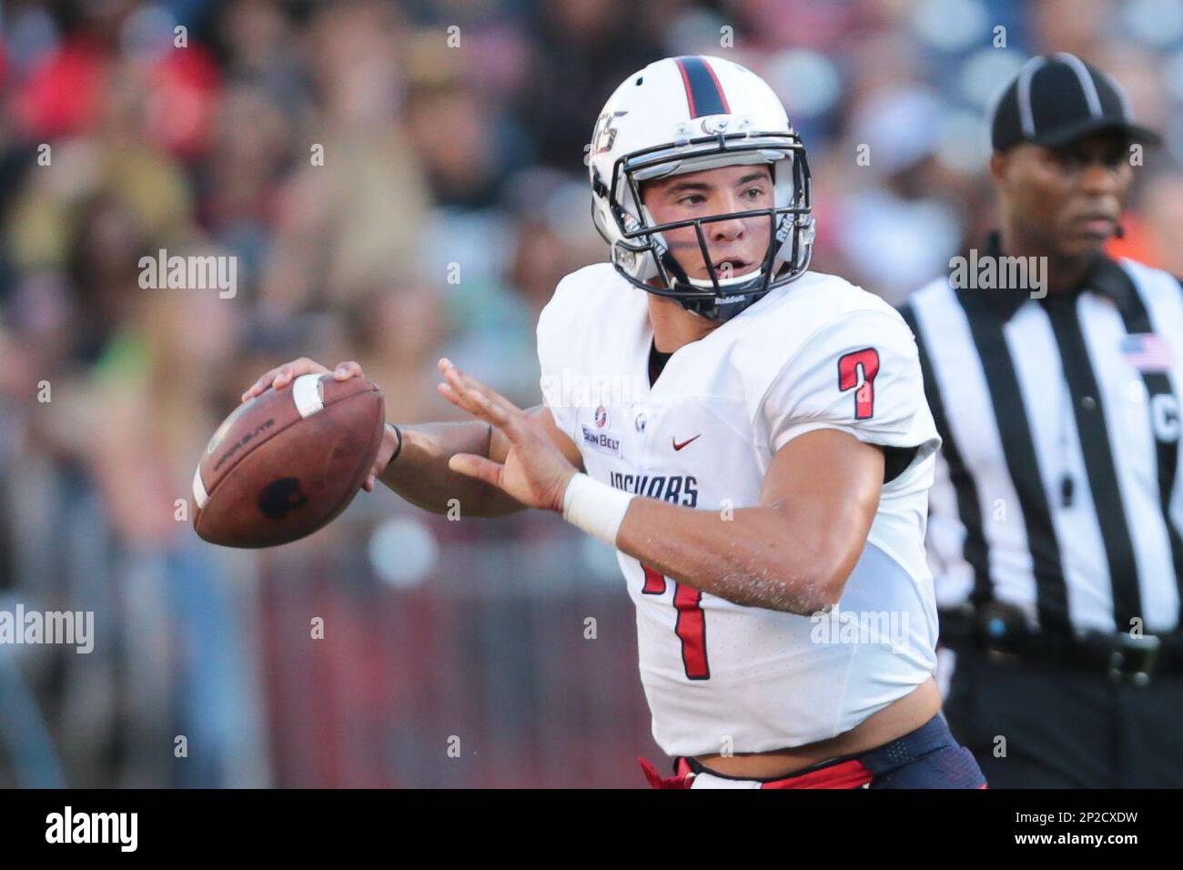 September 19,2015: South Alabama Jaguars quarterback Cody Clements (7 ...