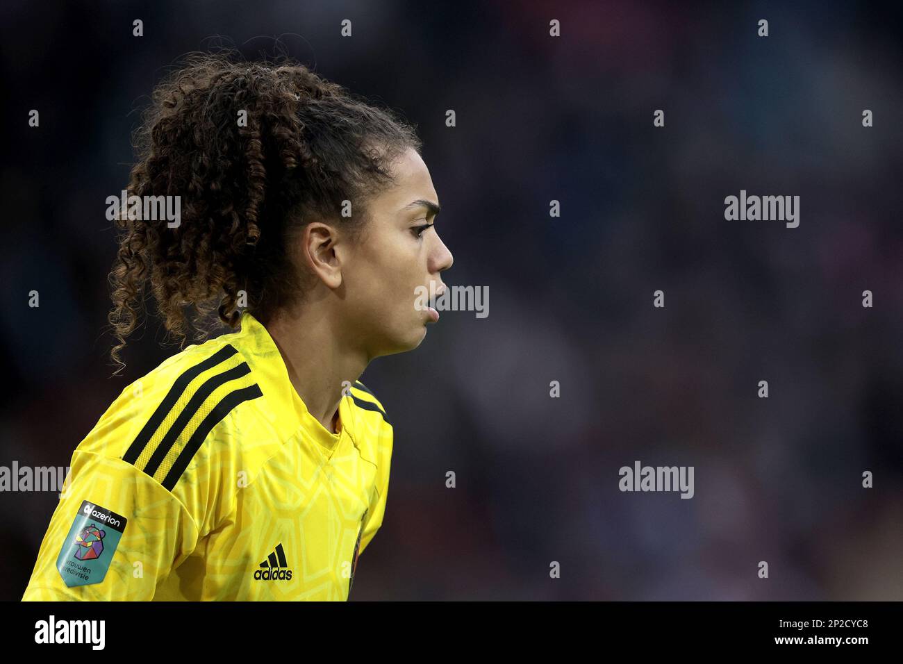 AMSTERDAM - Feyenoord V1 goalkeeper Jacintha Weimar during the Dutch ...