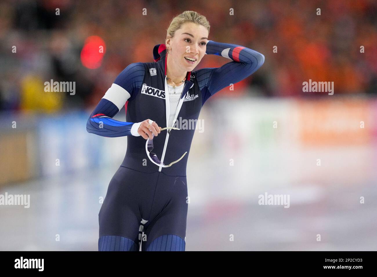 HEERENVEEN, NETHERLANDS - MARCH 4: Ellia Smeding of United Kingdom ...