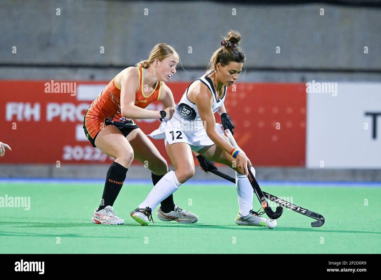 Hobart, Australia. 04th Mar, 2023. Maddison Brooks (L) of Australia ...