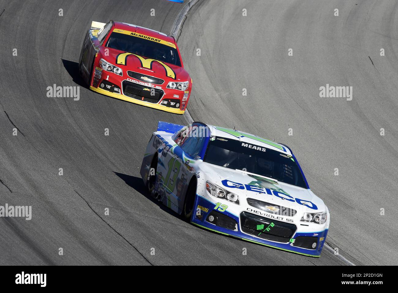 Casey Mears (15) racing for the NASCAR Sprint Cup, MyAFibRisk.com ...