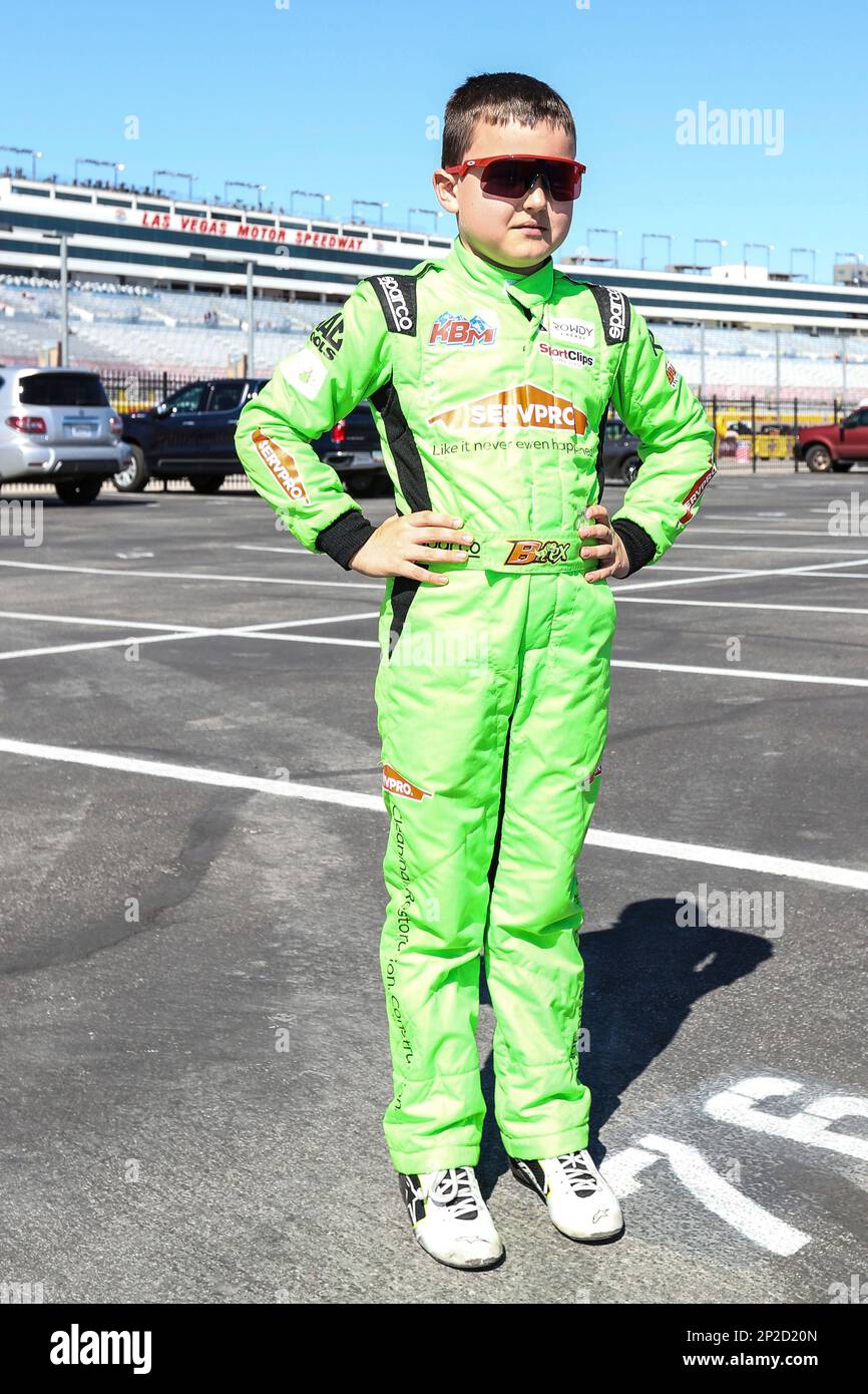 LAS VEGAS, NV - MARCH 03: Brexton Busch poses for a quick photo prior ...