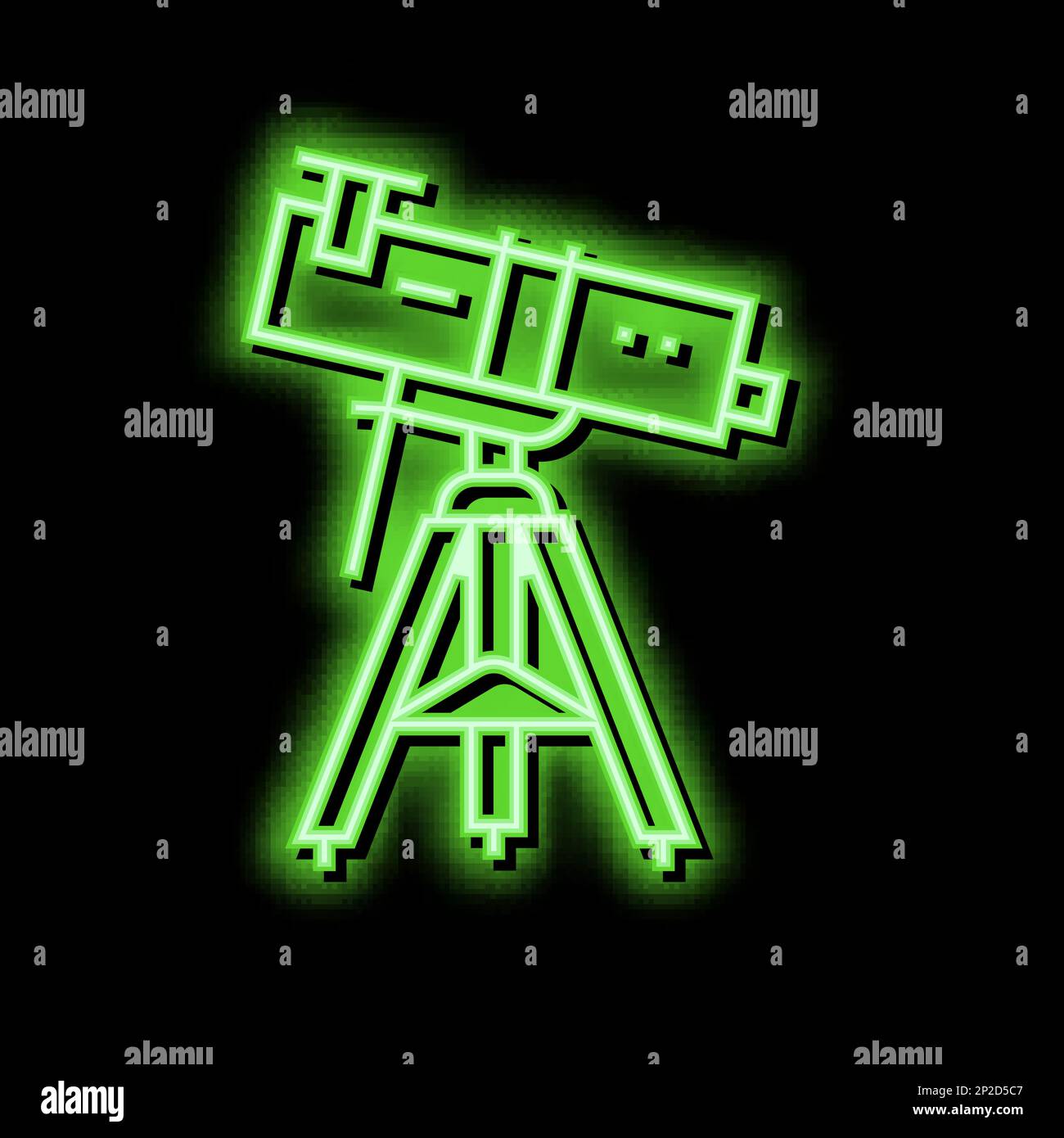 reflector planetarium neon glow icon illustration Stock Vector Image ...