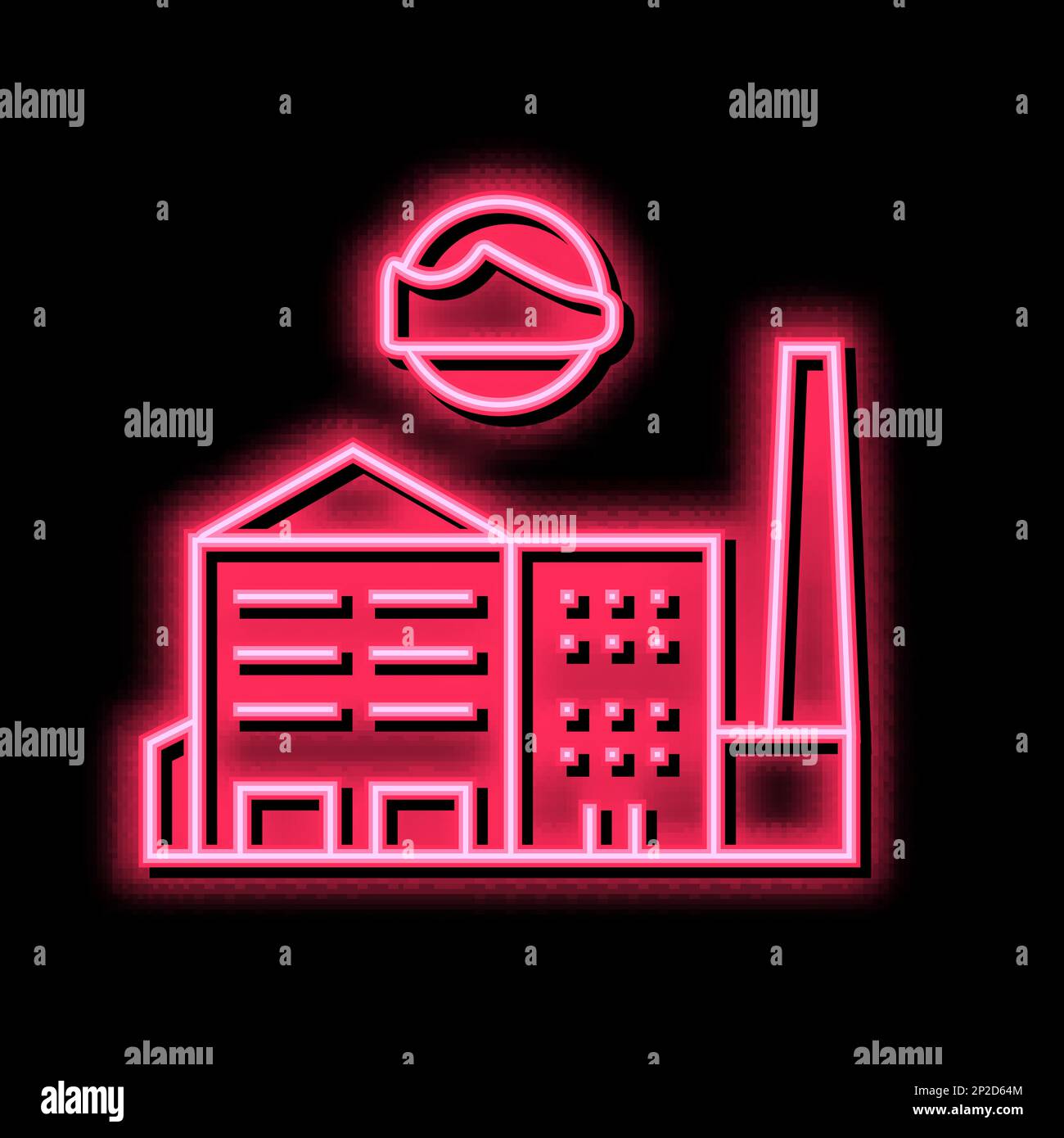 shoes factory color icon vector color illustration Stock Vector Image ...