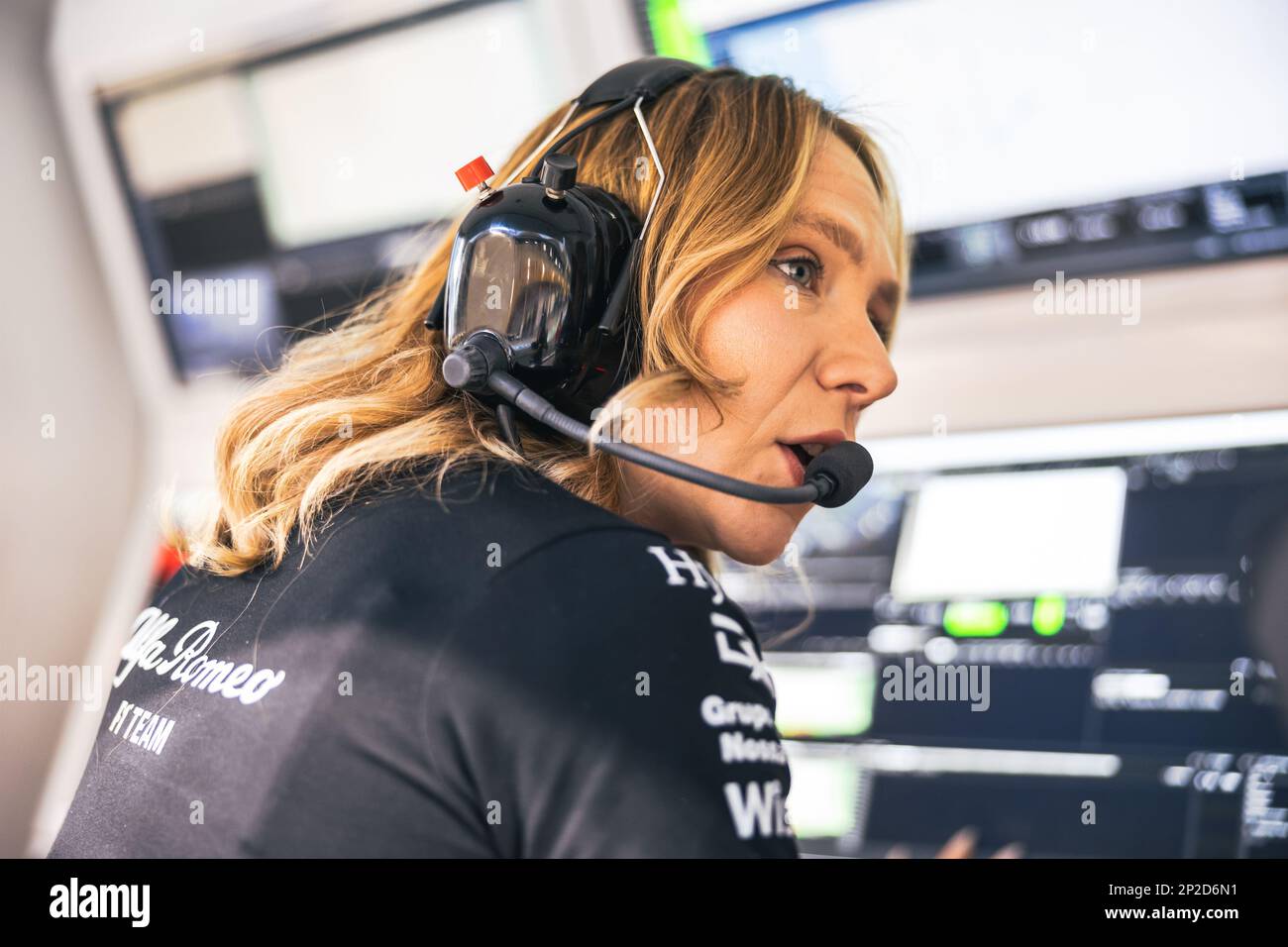 Sakhir, Bahrain. 4th Mar 2023. Ruth Buscombe (GBR) Alfa Romeo F1 Team ...