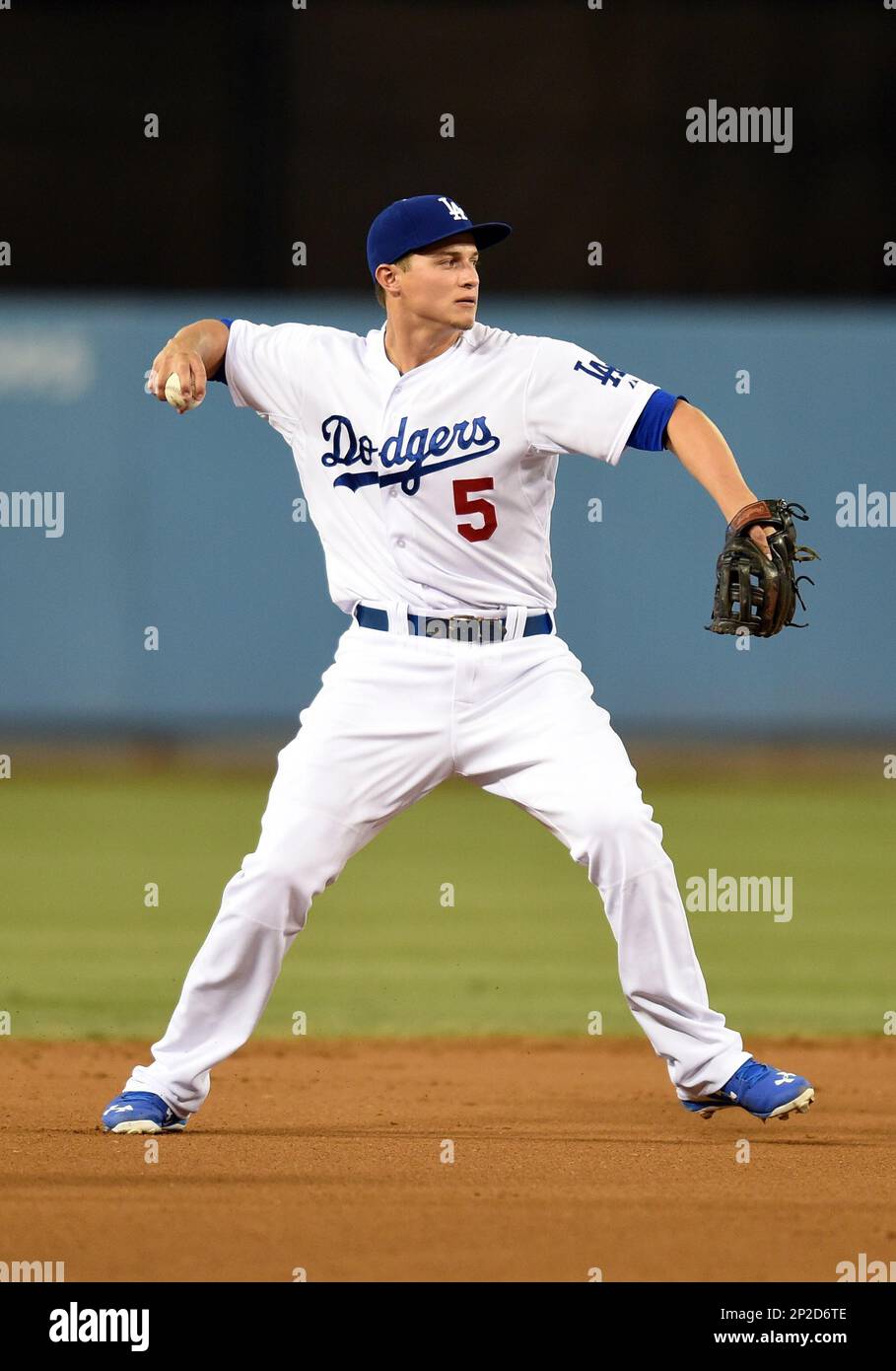 19 September 2015: Los Angeles Dodgers Infield Corey Seager (5) [9792 ...