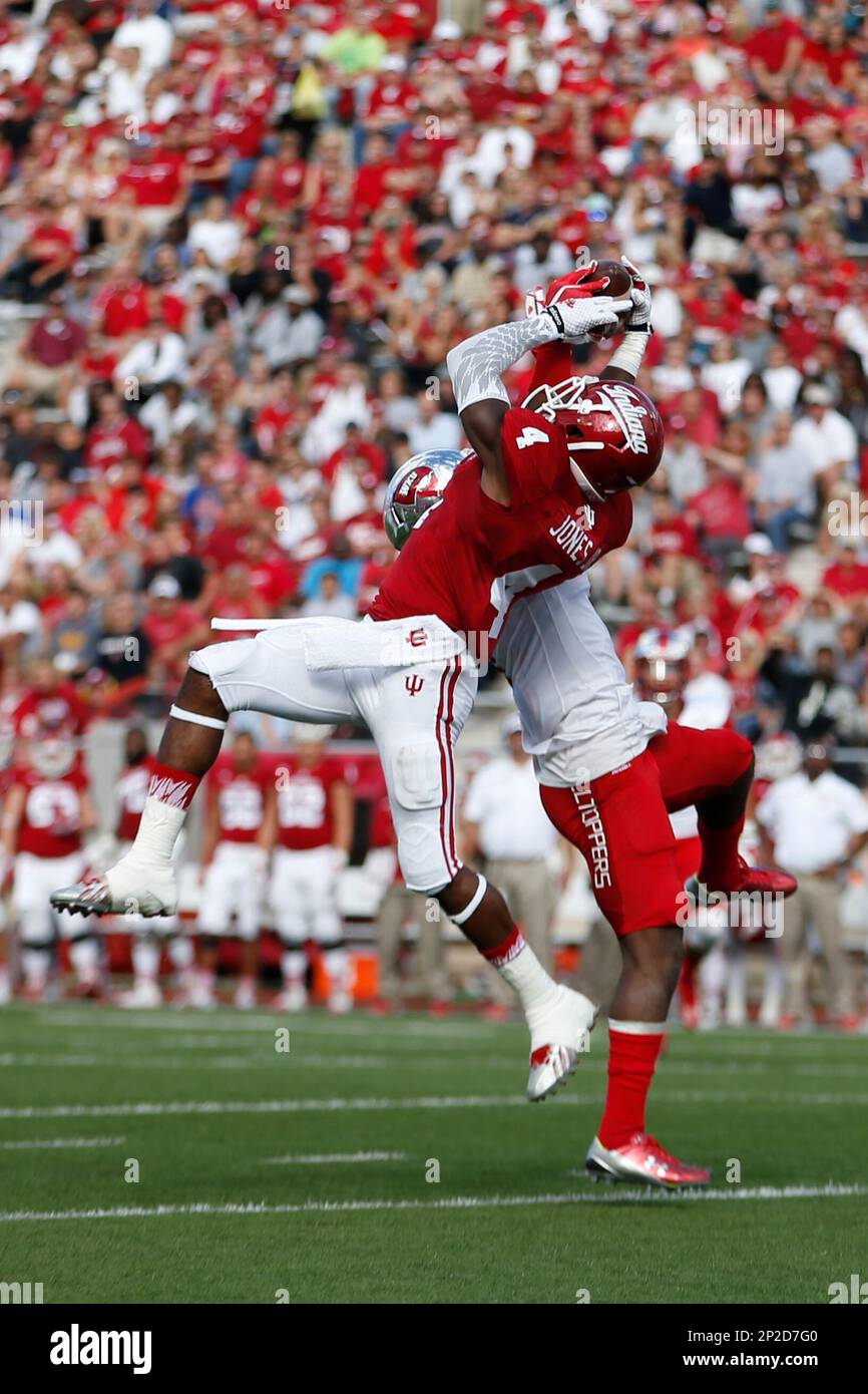 Indiana wide receiver Ricky Jones (4) in action as Western Kentucky ...