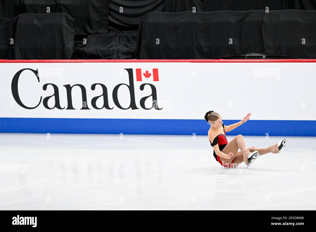 Barbora TYKALOVA (CZE), during Junior Women Free Skating, at the ISU ...