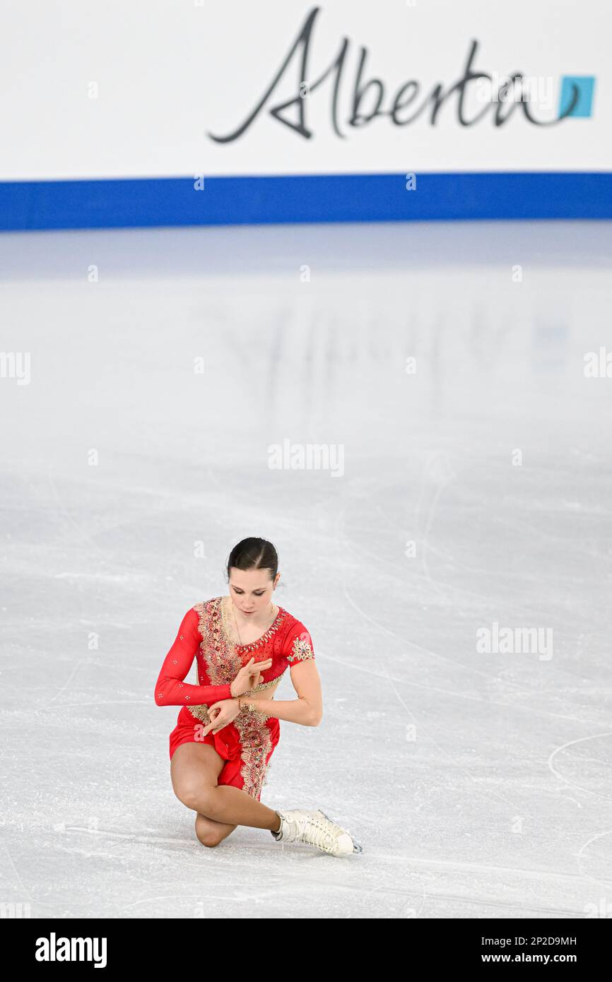 Stefania YAKOVLEVA (CYP), during Junior Women Free Skating, at the ISU ...