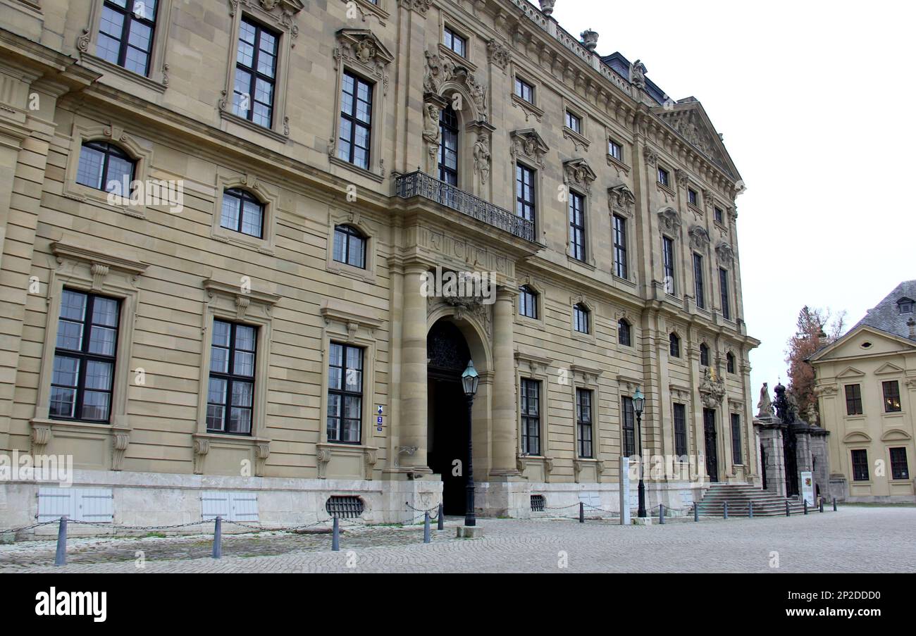 The Residenz, 18th-century baroque Prince-Bishops Palace, Residenzplatz ...