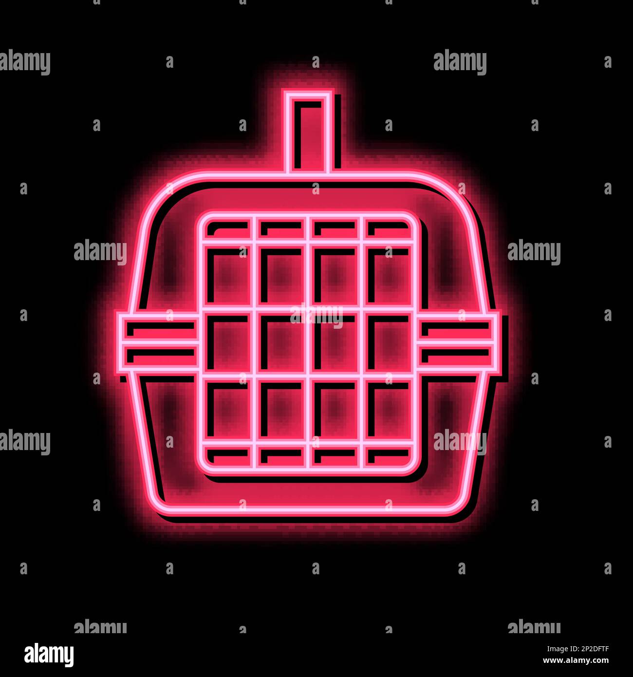 Neon cage Stock Vector Images - Alamy