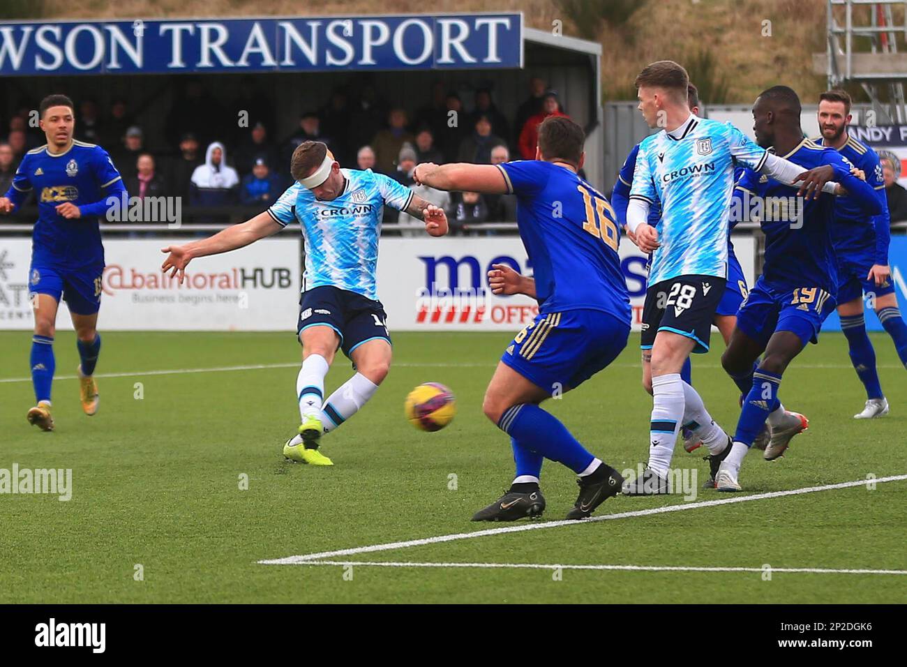 4th March 2023; Balmoral Stadium, Cove Bay, Aberdeenshire, Scotland ...