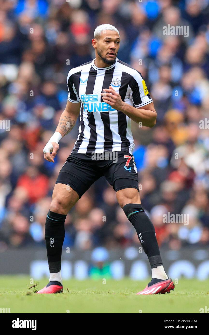 Joelinton #7 of Newcastle United during the Premier League match ...