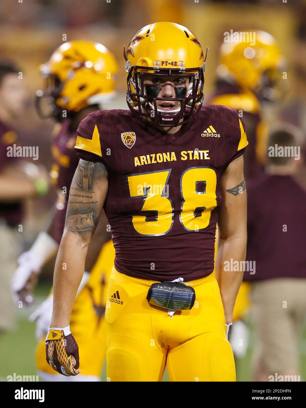 Arizona State defensive back Jordan Simone (38) in the first half ...