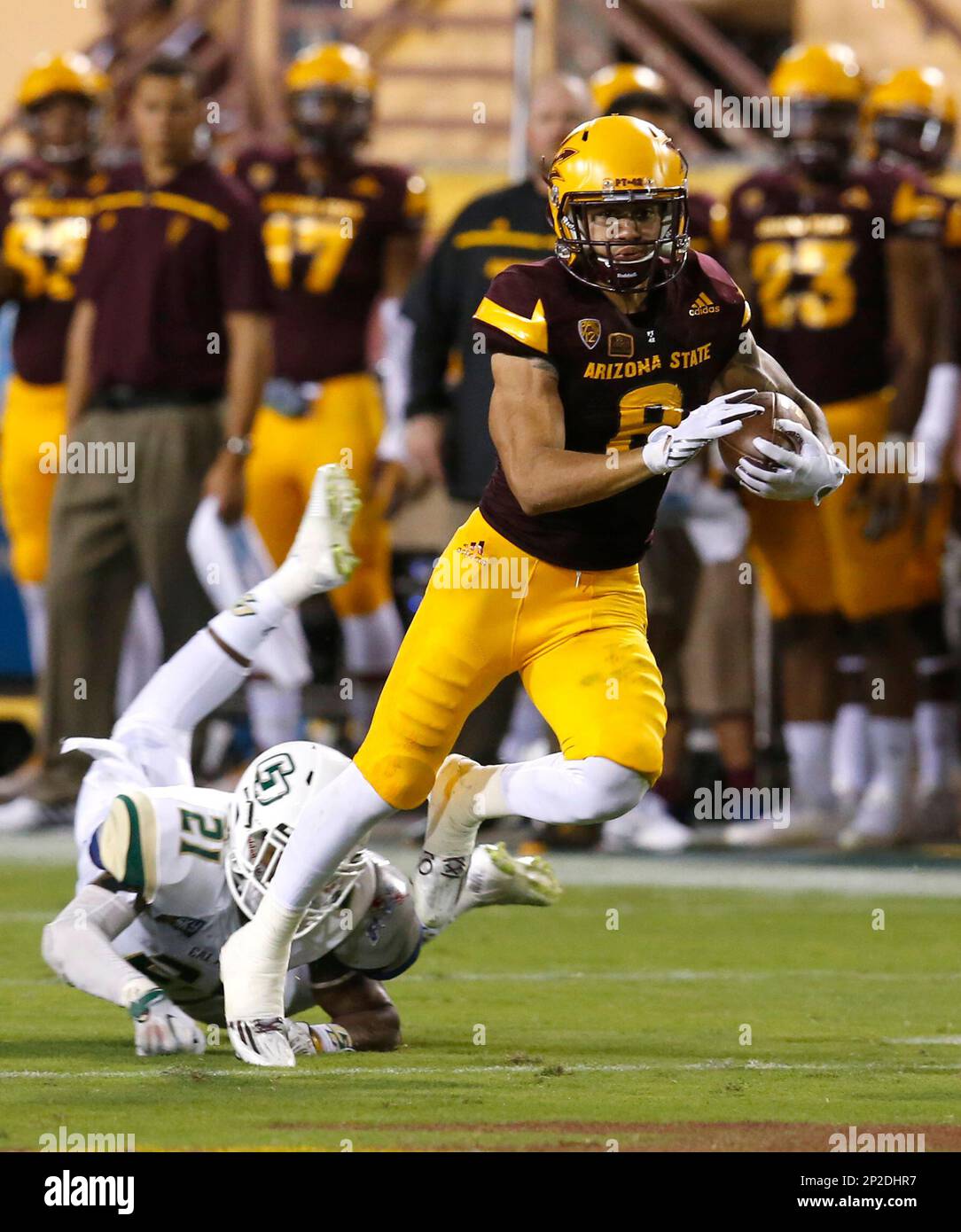 Arizona State wide receiver D.J. Foster (8) in the first half during an ...