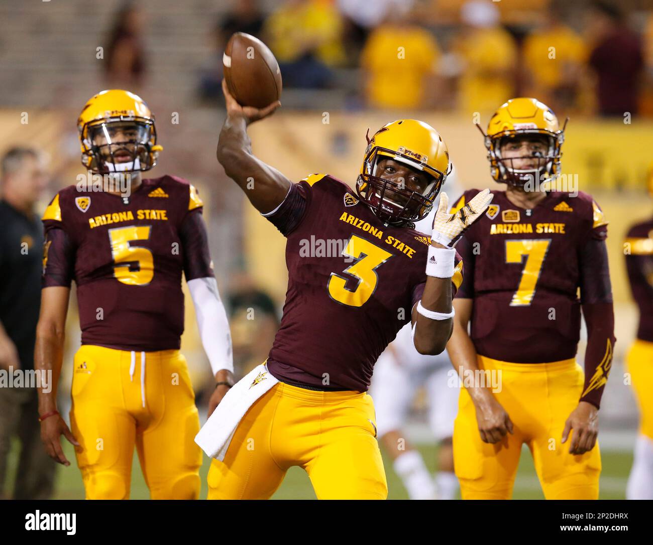 Arizona State quarterback Bryce Perkins (3) in the first half during an ...