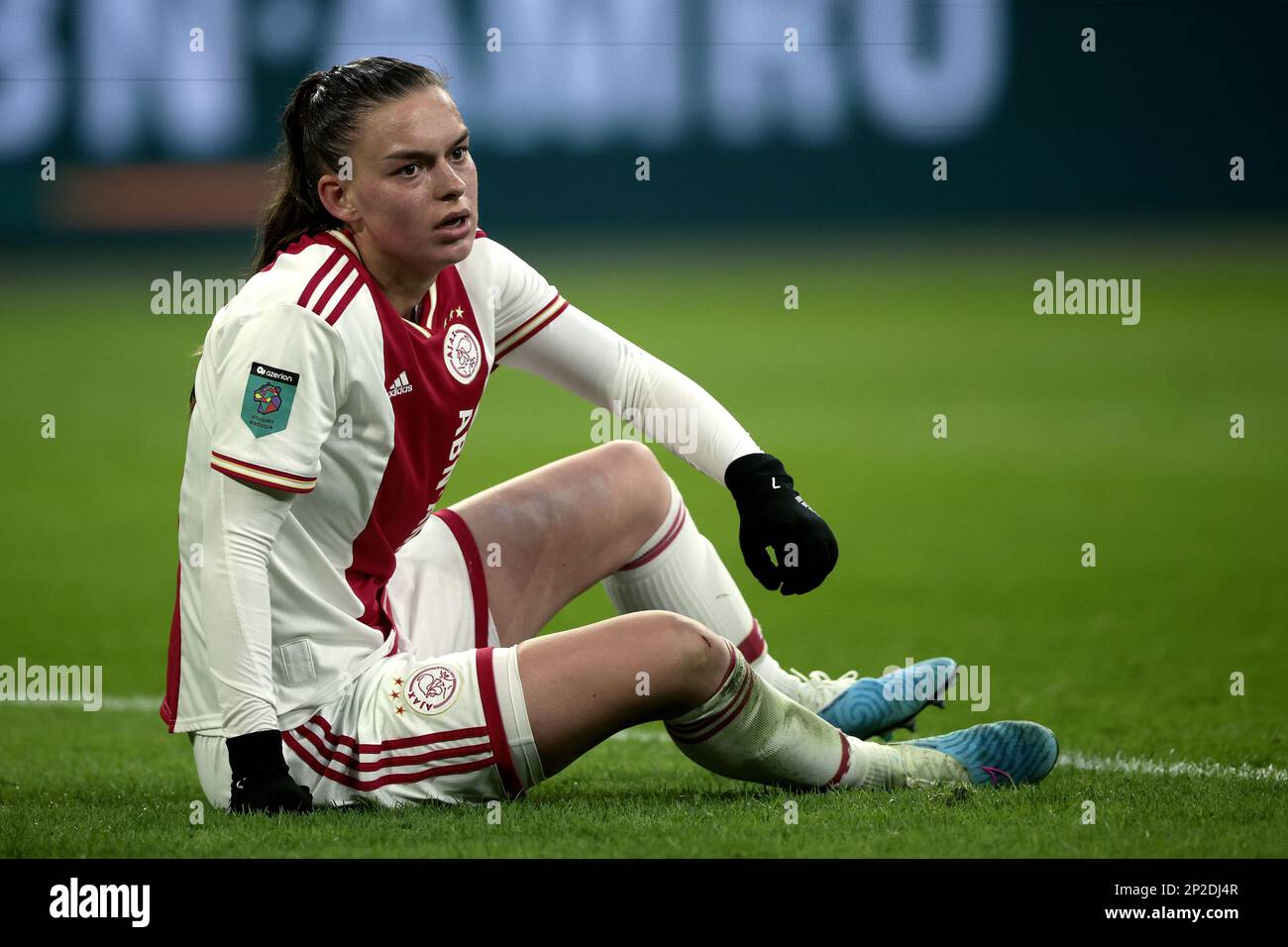 AMSTERDAM - Romee Leuchter of Ajax women after the Dutch Eredivisie ...