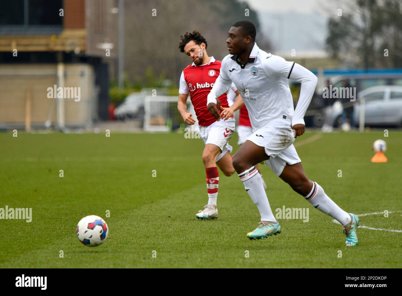Swansea, Wales. 4 March 2023. Richard Faakye of Swansea City during the ...