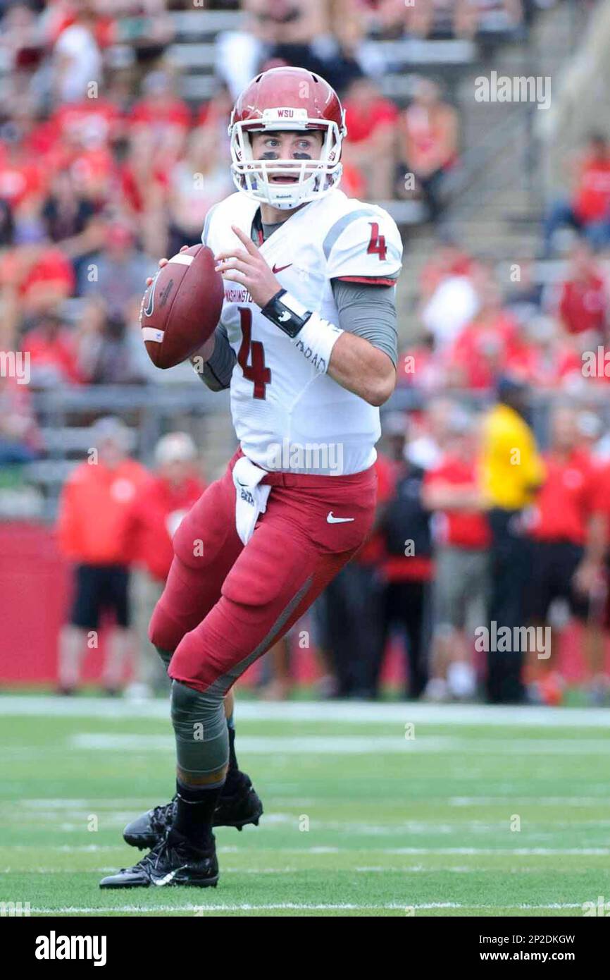 September 12, 2015: Washington State Cougars quarterback Luke Falk (4 ...