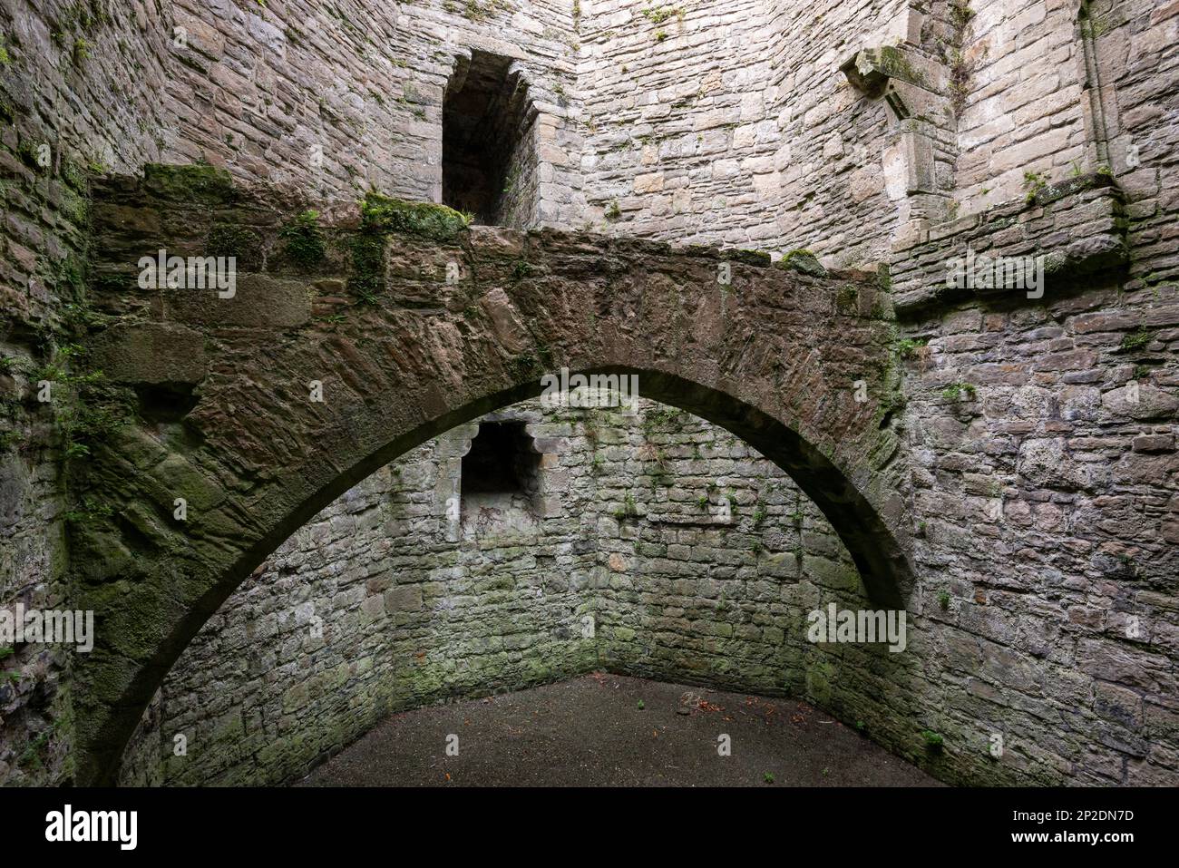 Beaumaris castle interior hi-res stock photography and images - Alamy