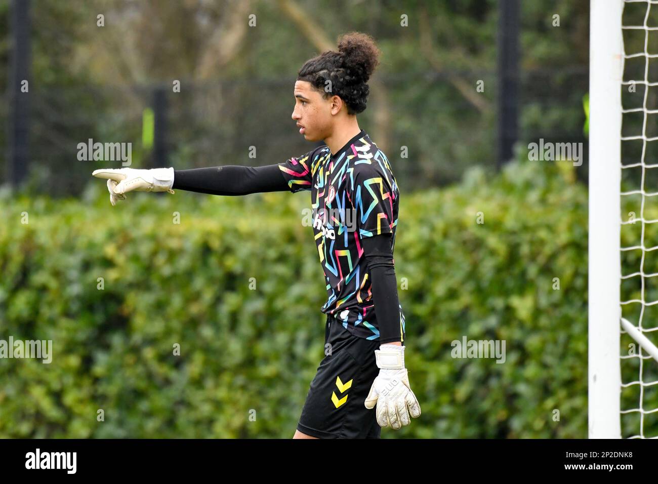 Swansea, Wales. 4 March 2023. Goalkeeper Joe Duncan of Bristol City ...