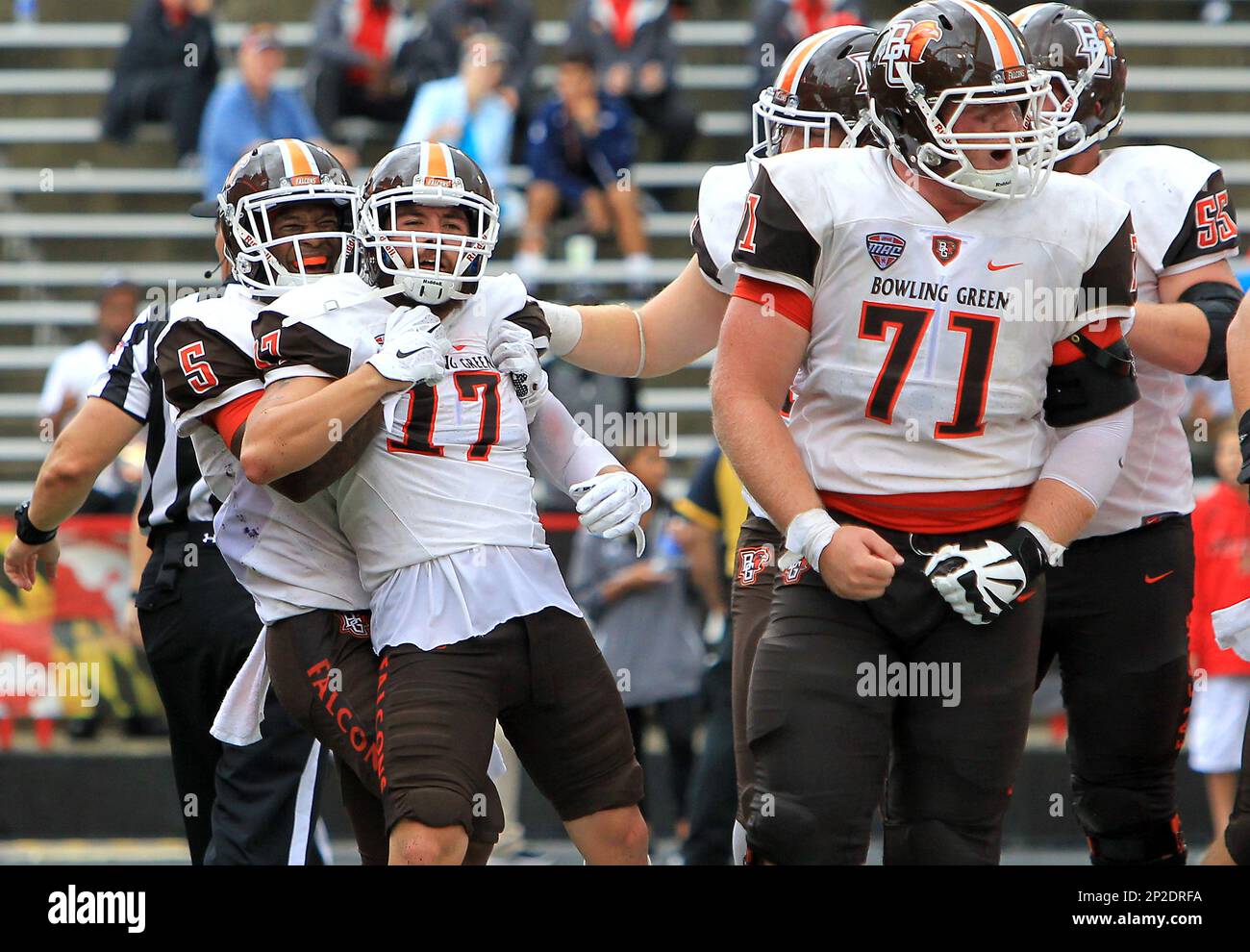 September 12 2015: Bowling Green Falcons wide receiver Ryan Burbrink ...
