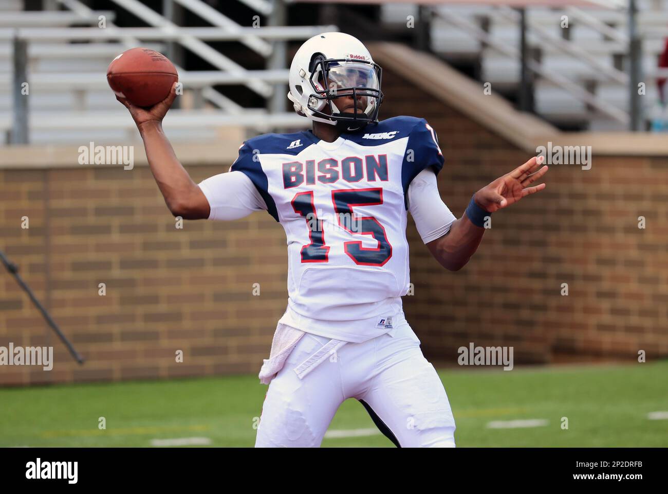 September 12, 2015: Howard University quarterback Kalen Johnson (15 ...