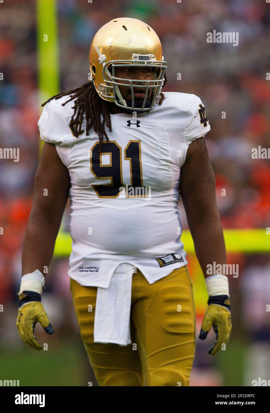 September 12 2015: Notre Dame Fighting Irish defensive tackle Sheldon ...