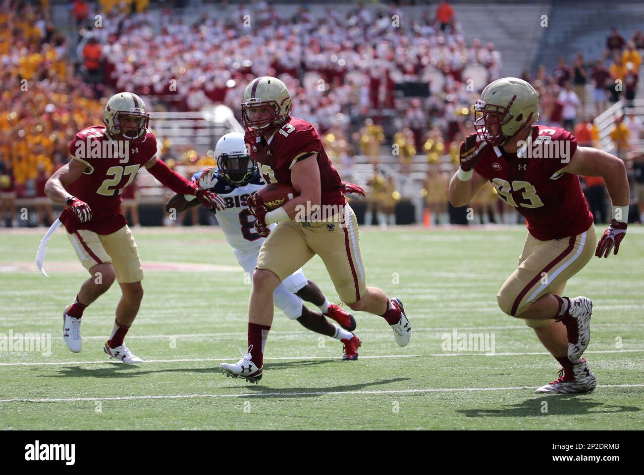 September 12, 2015: Boston College linebacker Connor Strachan (13 ...