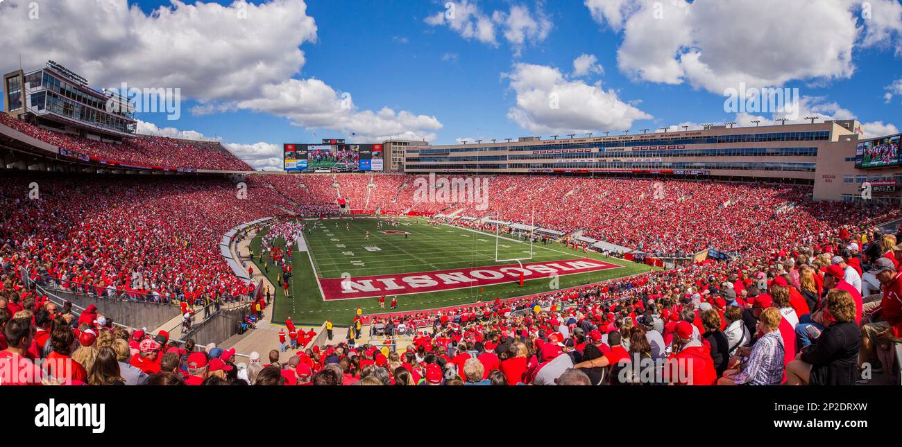 September 12, 2015: A general panoramic view of Ramp Randall Stadium as ...