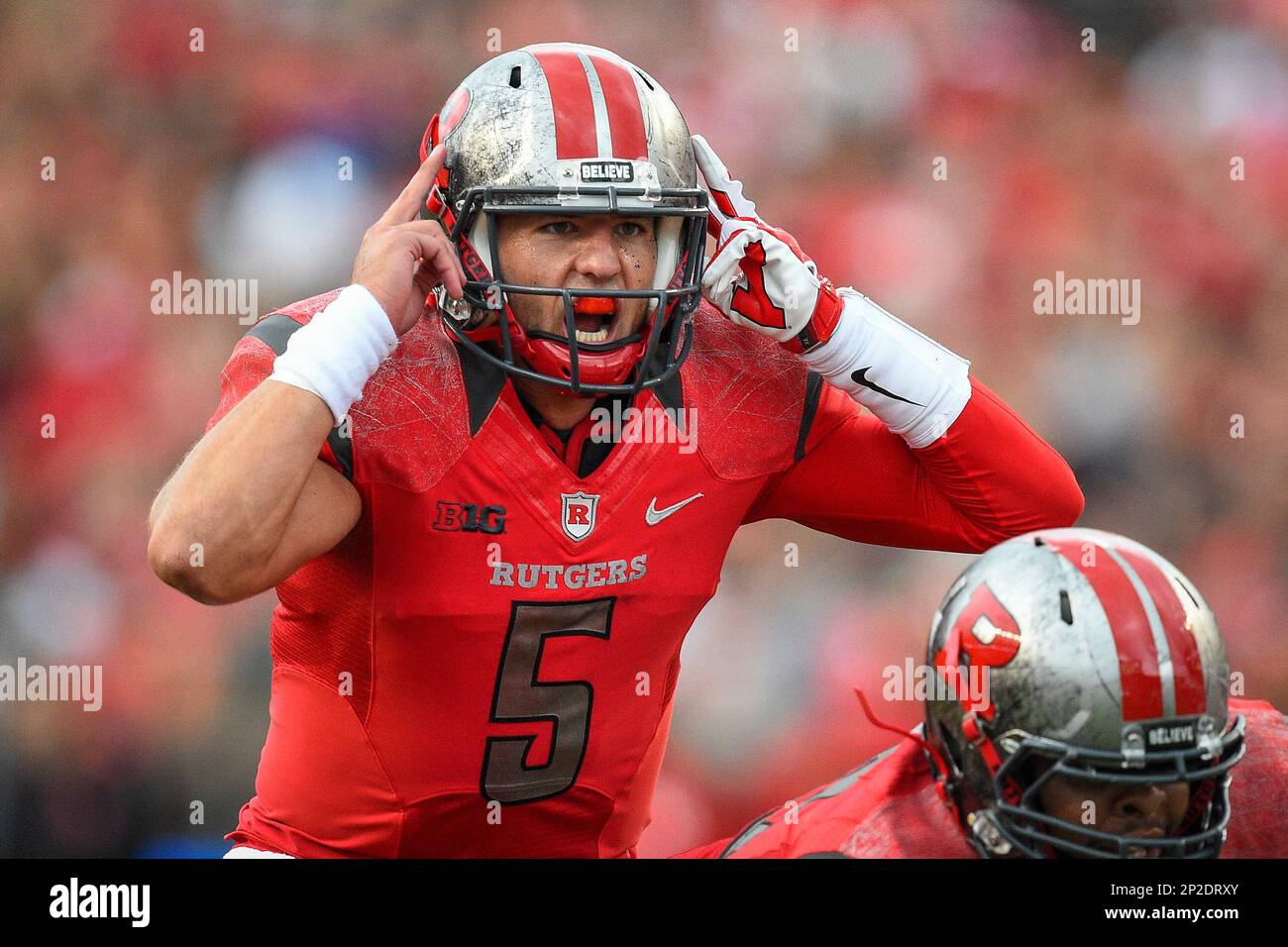 September 12, 2015: Rutgers Scarlet Knights quarterback Chris Laviano ...
