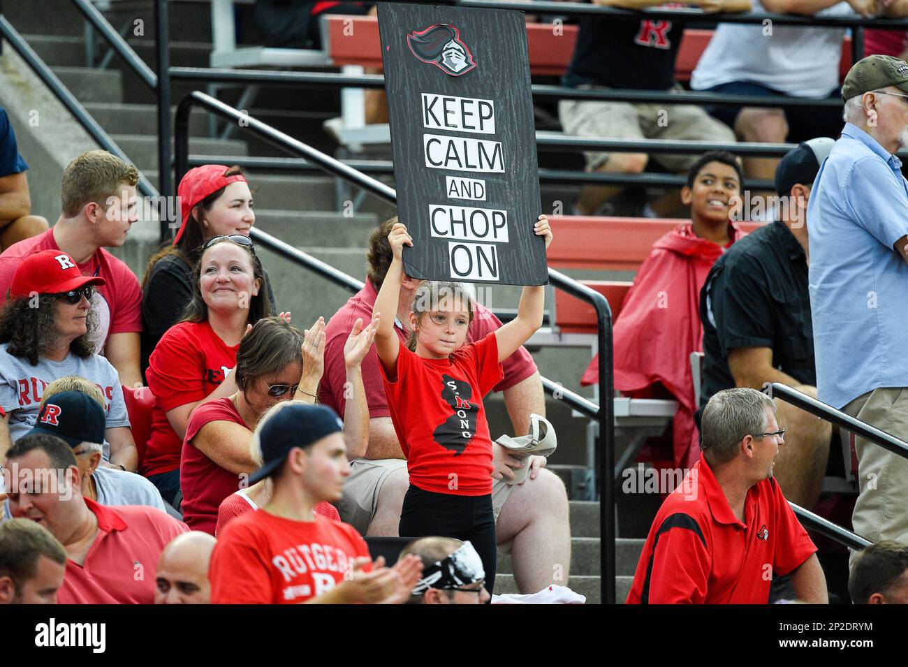 September 12, 2015: Rutgers Scarlet Knights fans during a NCAA matchup ...