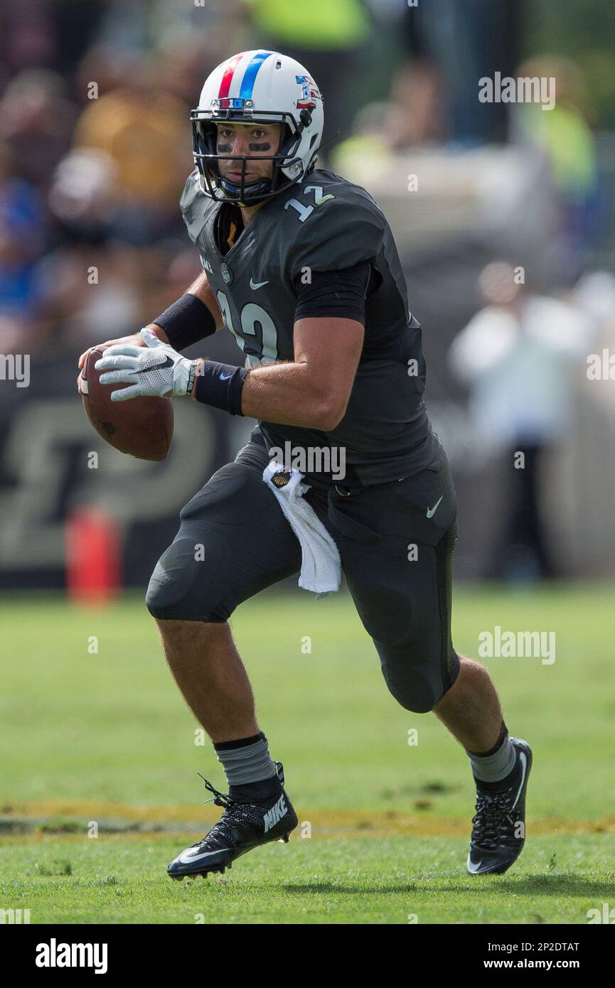 September 12, 2015: Purdue University quarterback Austin Appleby (12 ...