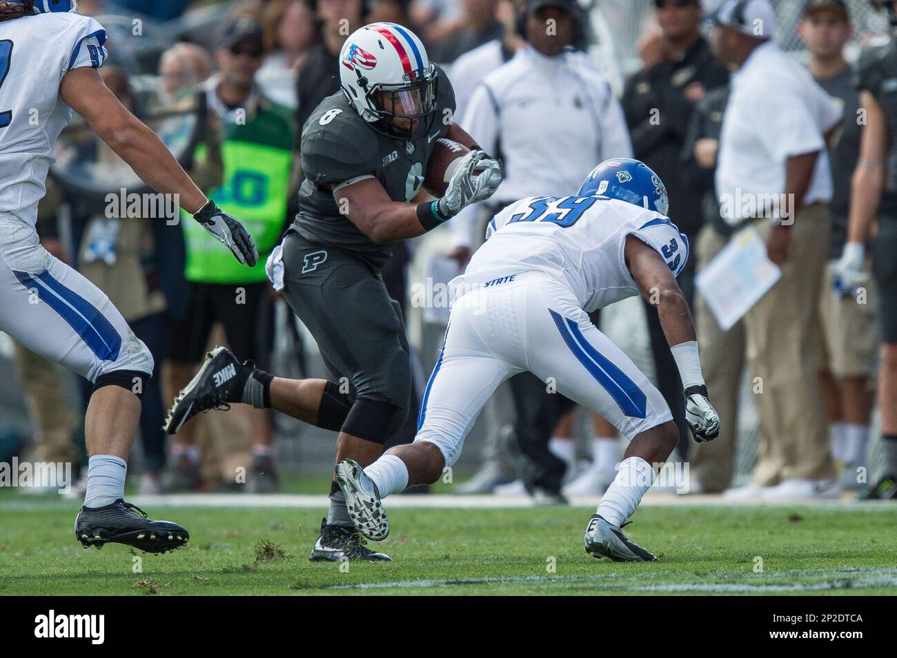 September 12, 2015: Purdue University running back Markell Jones (8 ...