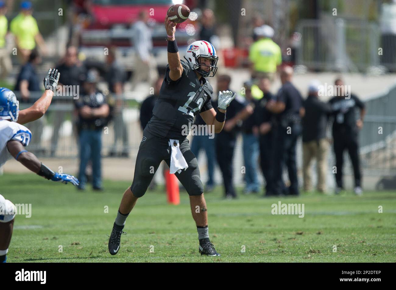 September 12, 2015: Purdue University quarterback Austin Appleby (12 ...