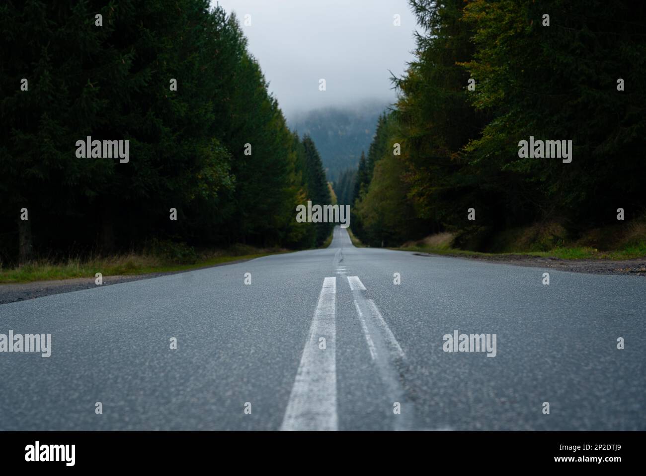 Straight road section hi-res stock photography and images - Alamy