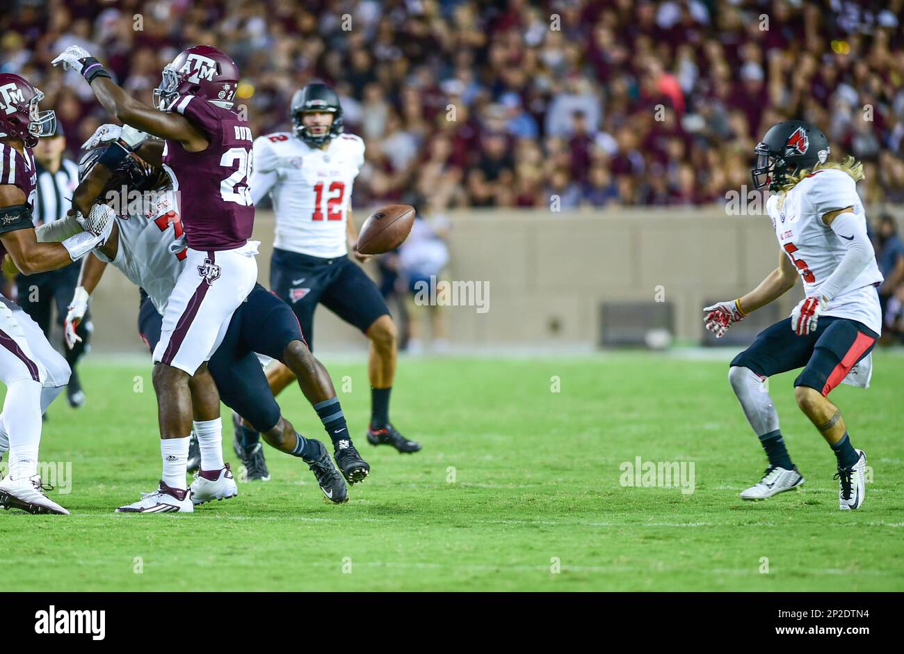 September 12, 2015: Texas A&M Aggies defensive back Devonta Burns (26 ...