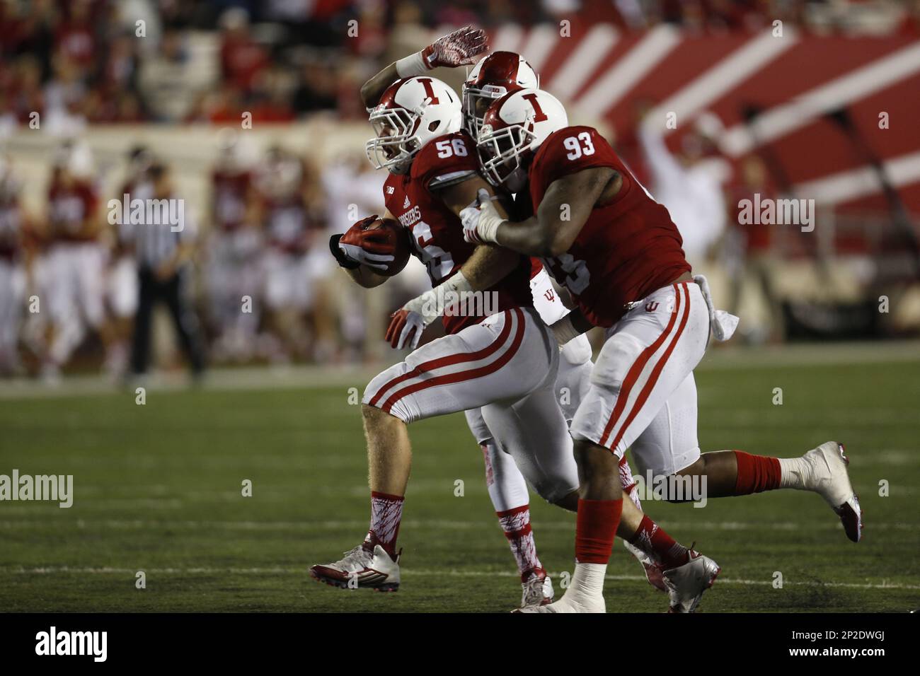 Indiana defensive lineman Nick Mangieri (56) as Florida International ...