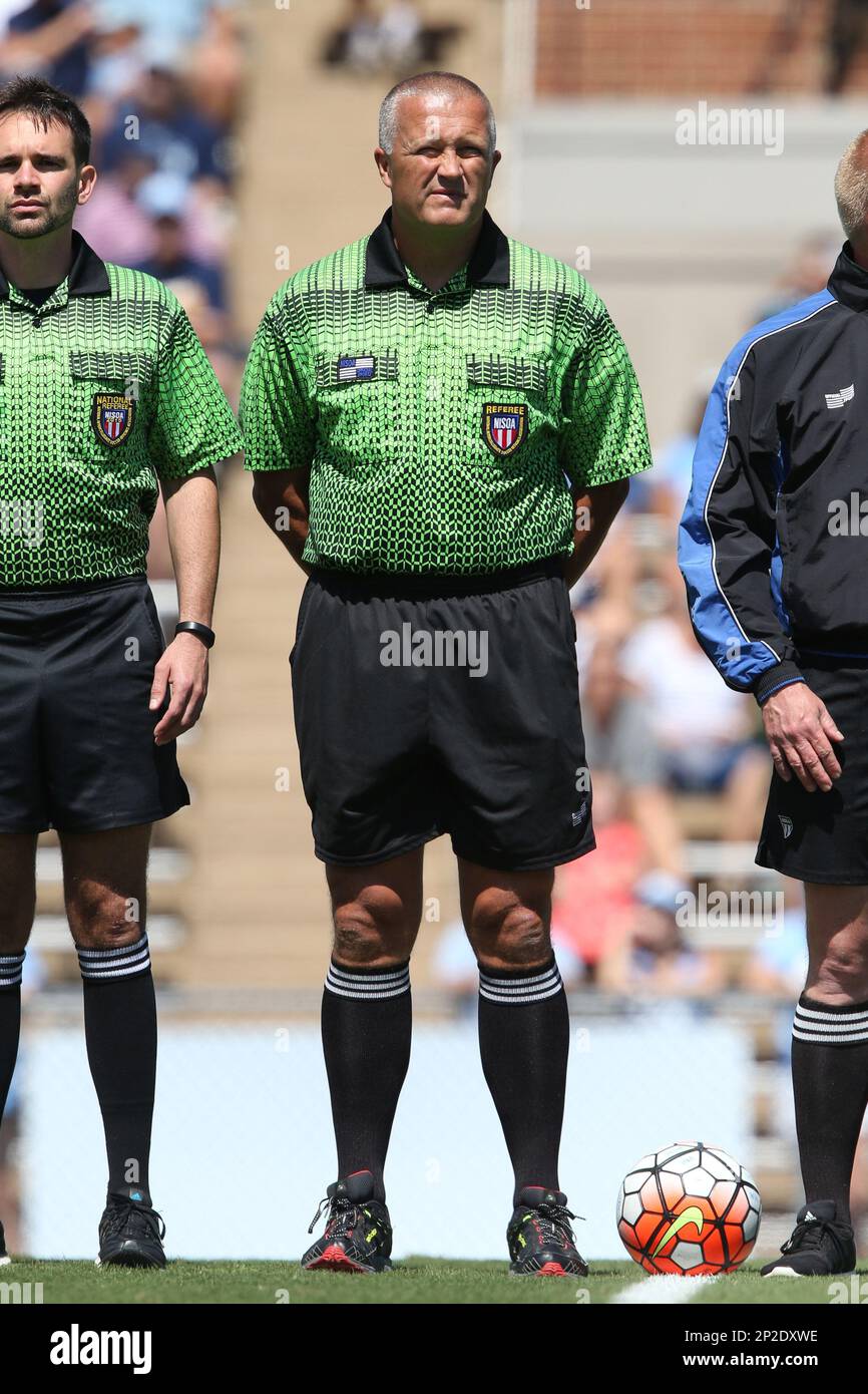 13 September 2015: Referee Rich Grady. The University of North Carolina ...