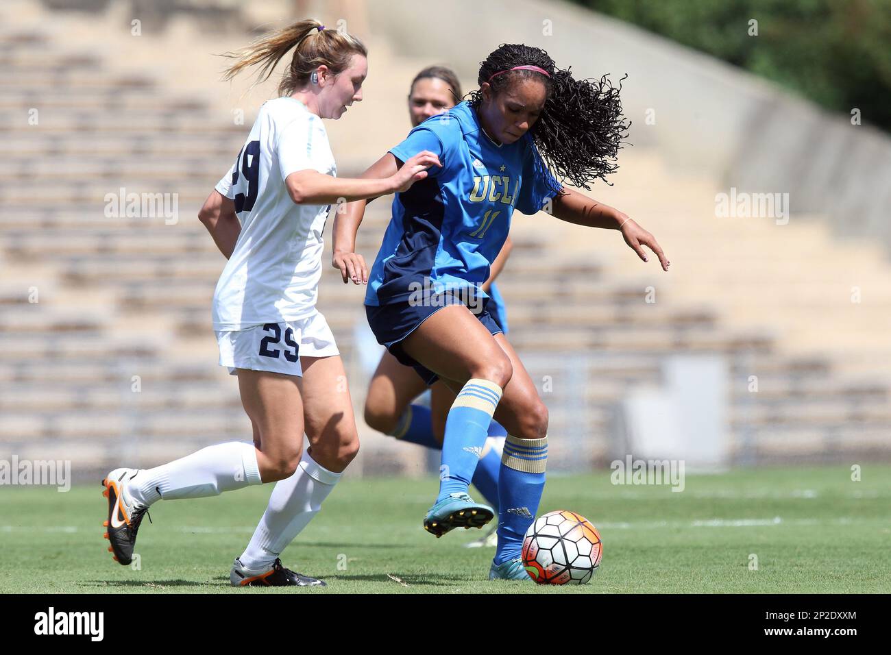 13 September 2015: UCLA's Darian Jenkins (11) and North Carolina's ...