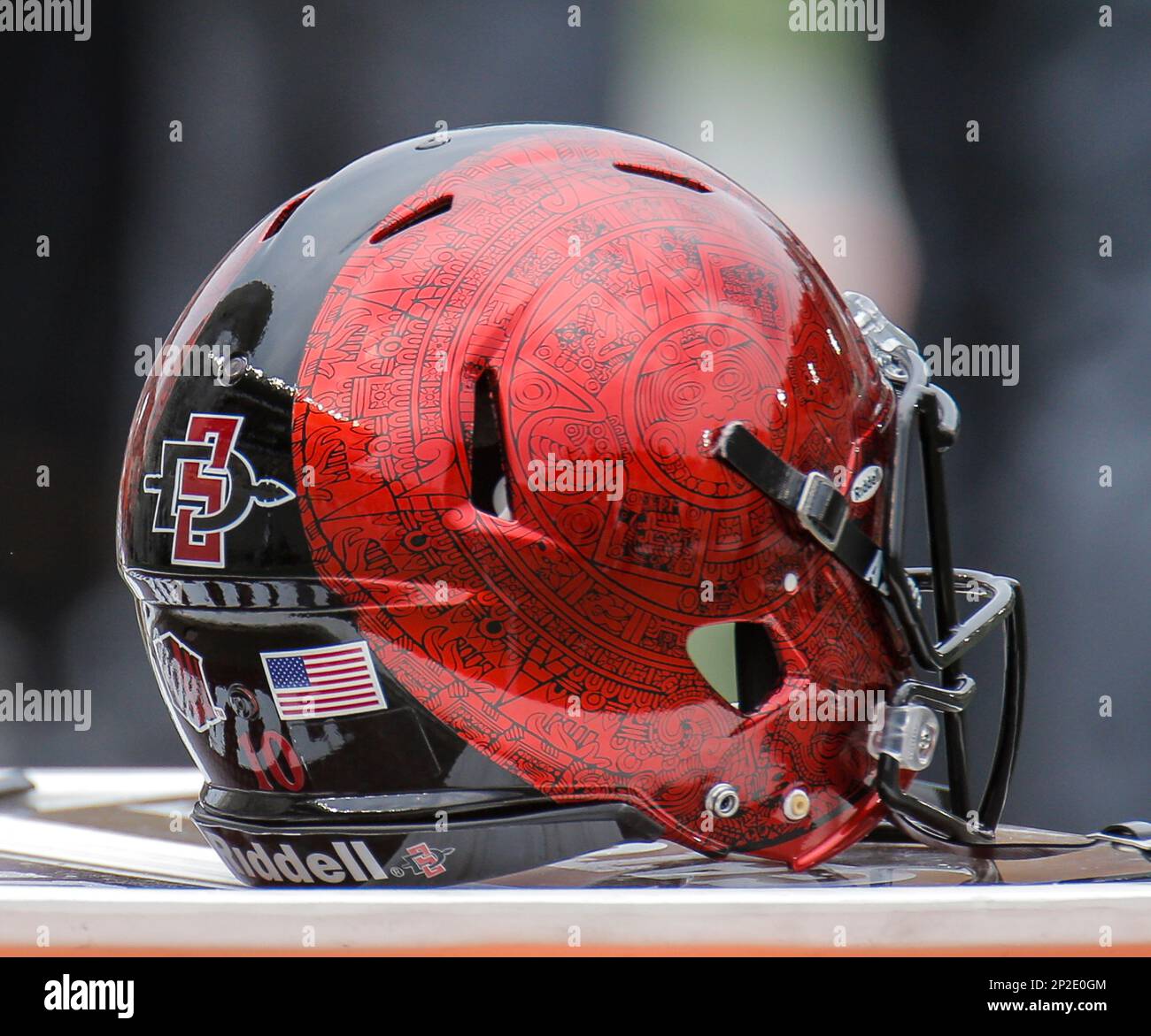 Sep 12 2015 - Berkeley U.S. CA - San Diego State Helmets during the ...
