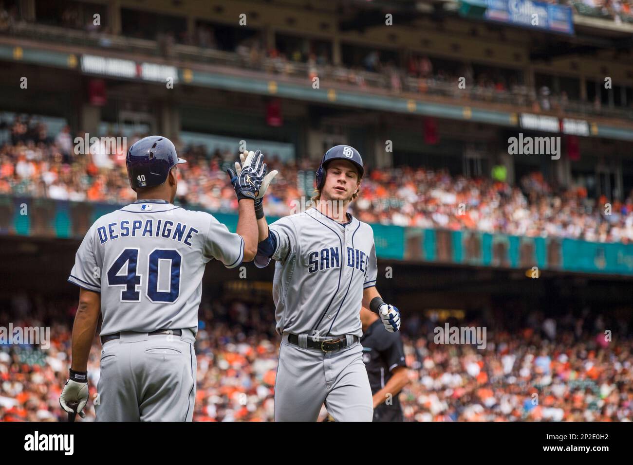 September 13, 2105; San Diego Padres center fielder Travis Jankowski ...