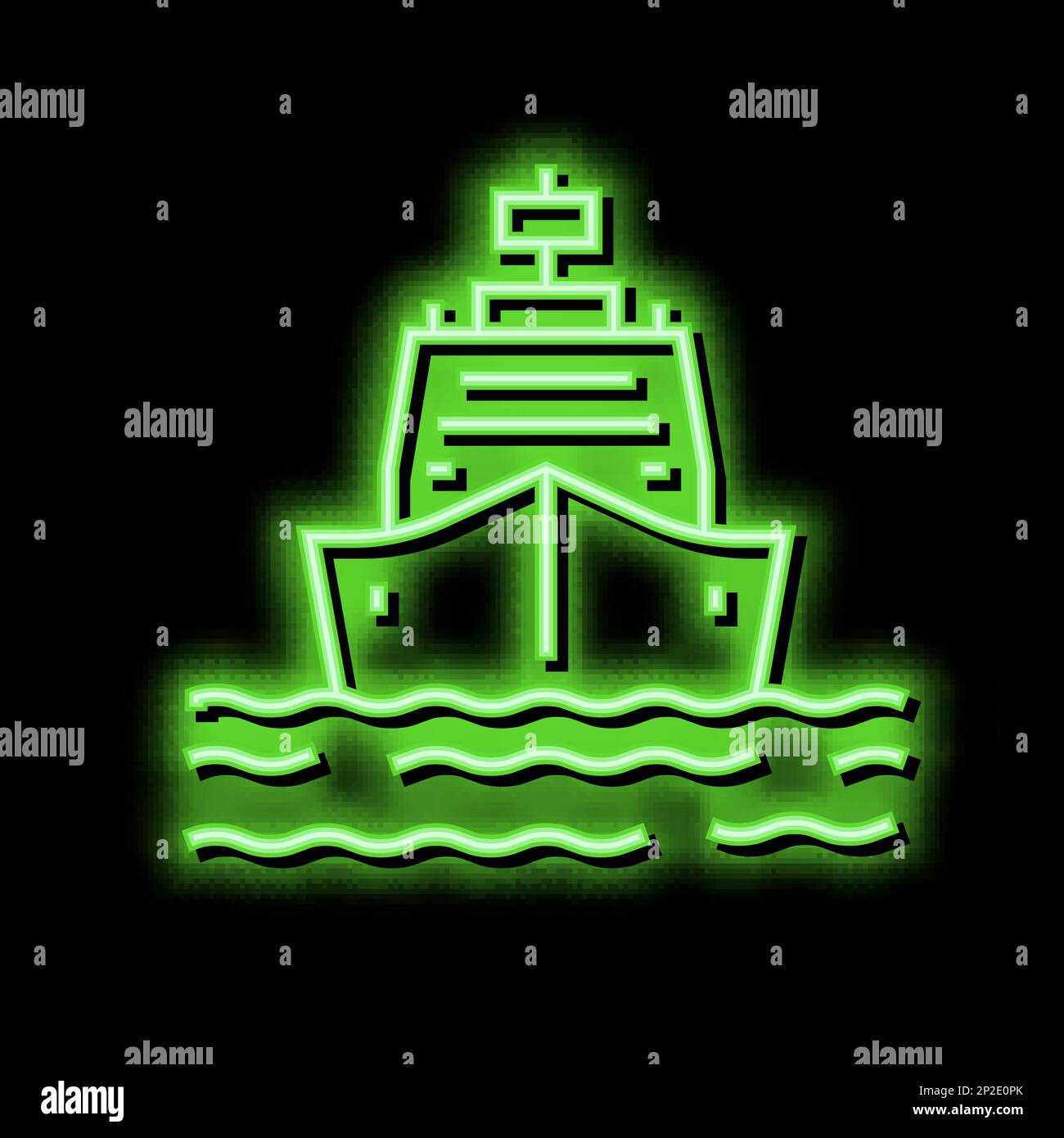 Entering at port Stock Vector Images - Alamy