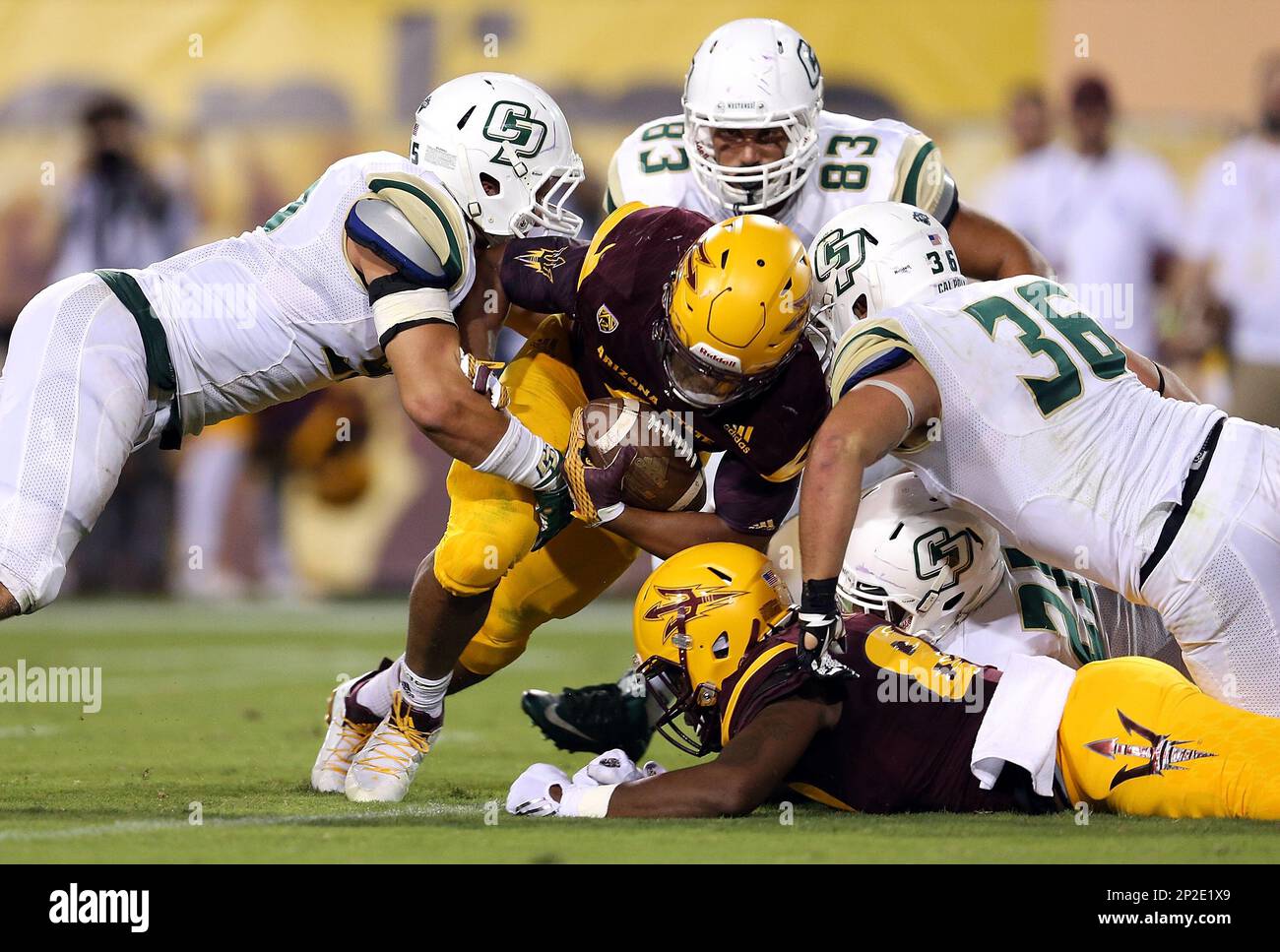 12 September 2015: Arizona State Sun Devils running back Demario ...
