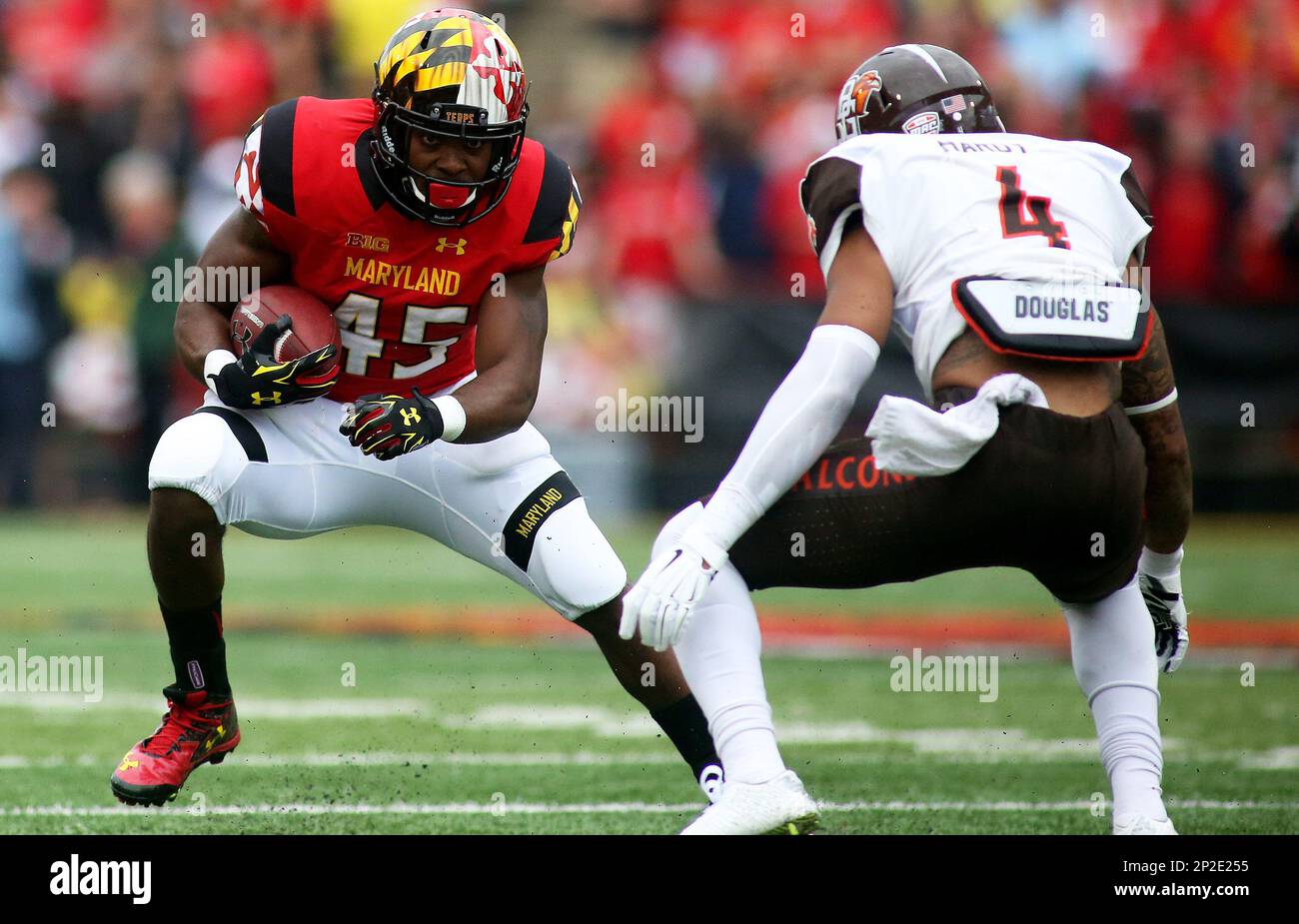 September 12, 2015: University of Maryland running back Brandon Ross ...