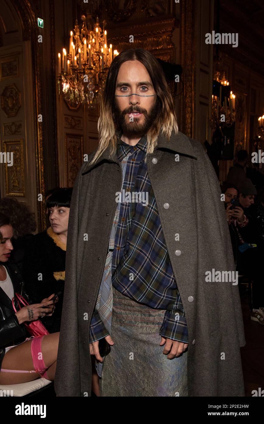 Jared Leto poses before the Vivienne Westwood Fall/Winter 2023-2024 ...