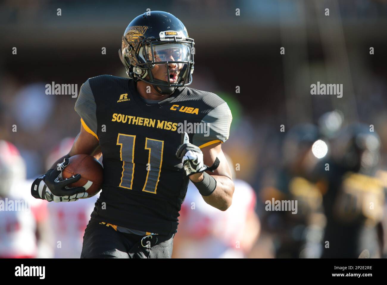September 12,2015: Southern Miss Golden Eagles defensive back Kalan ...