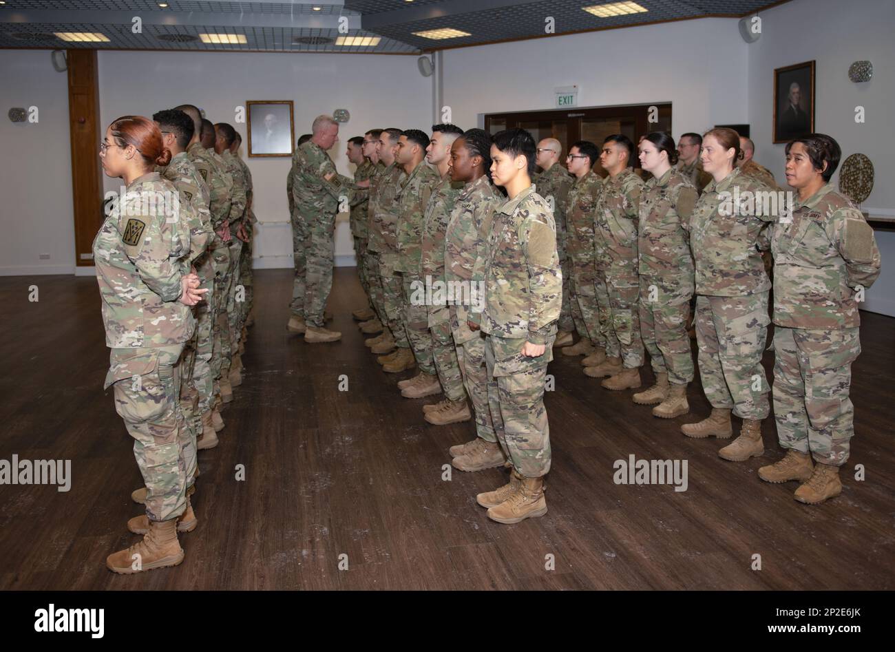 U.S. Army Col. Bruce A. Bredlow, commander, and Master Sgt. Gregory ...