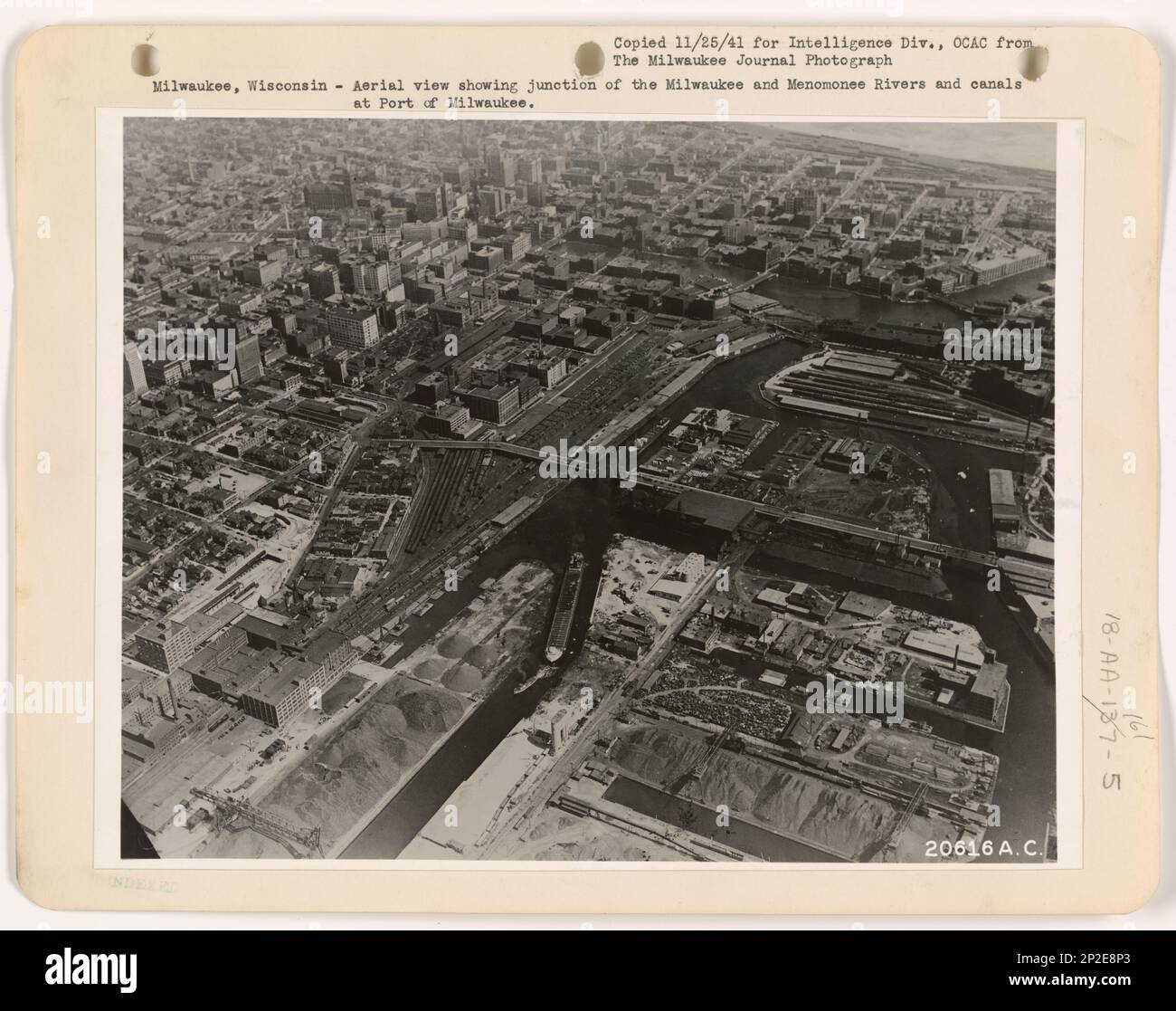 Wisconsin - Milwaukee, Aerial Photograph Stock Photo - Alamy