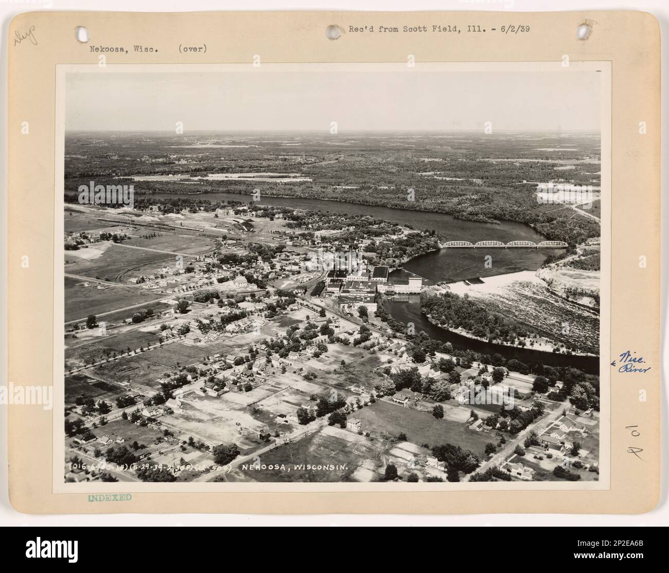 Wisconsin - Nekoosa through Racine, Aerial Photograph Stock Photo - Alamy